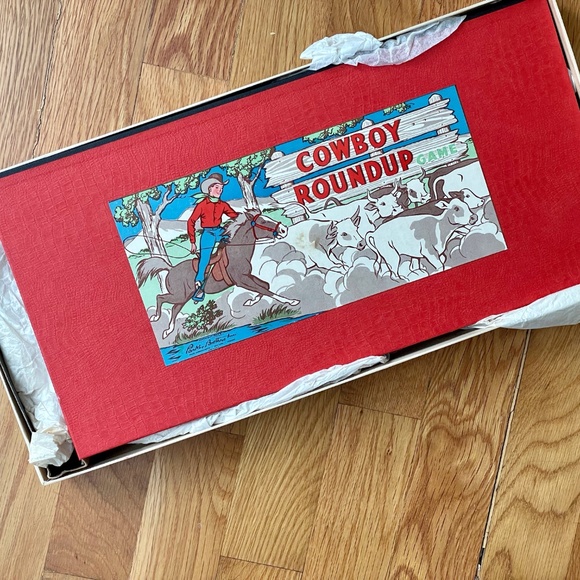 Parker Brothers | Games | Vintage Cowboy Roundup Board Game | Poshmark